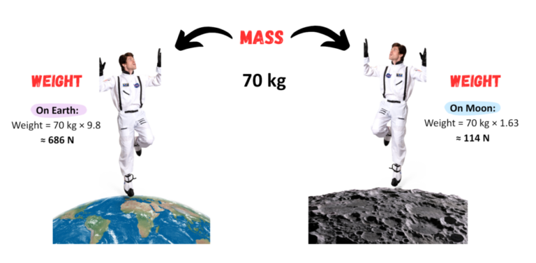 Difference Between Mass and Weight: Explained with Examples