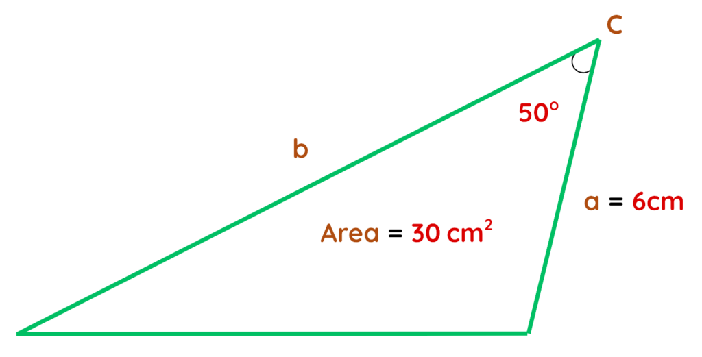 Calculate Area Using Sine Rule – GCSE Maths