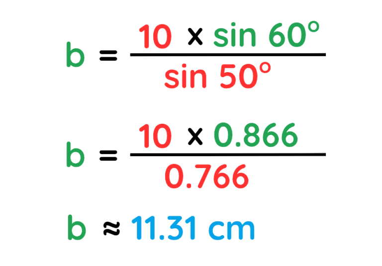 Law of Sine and Cosine Rule – GCSE Maths Guide with Examples